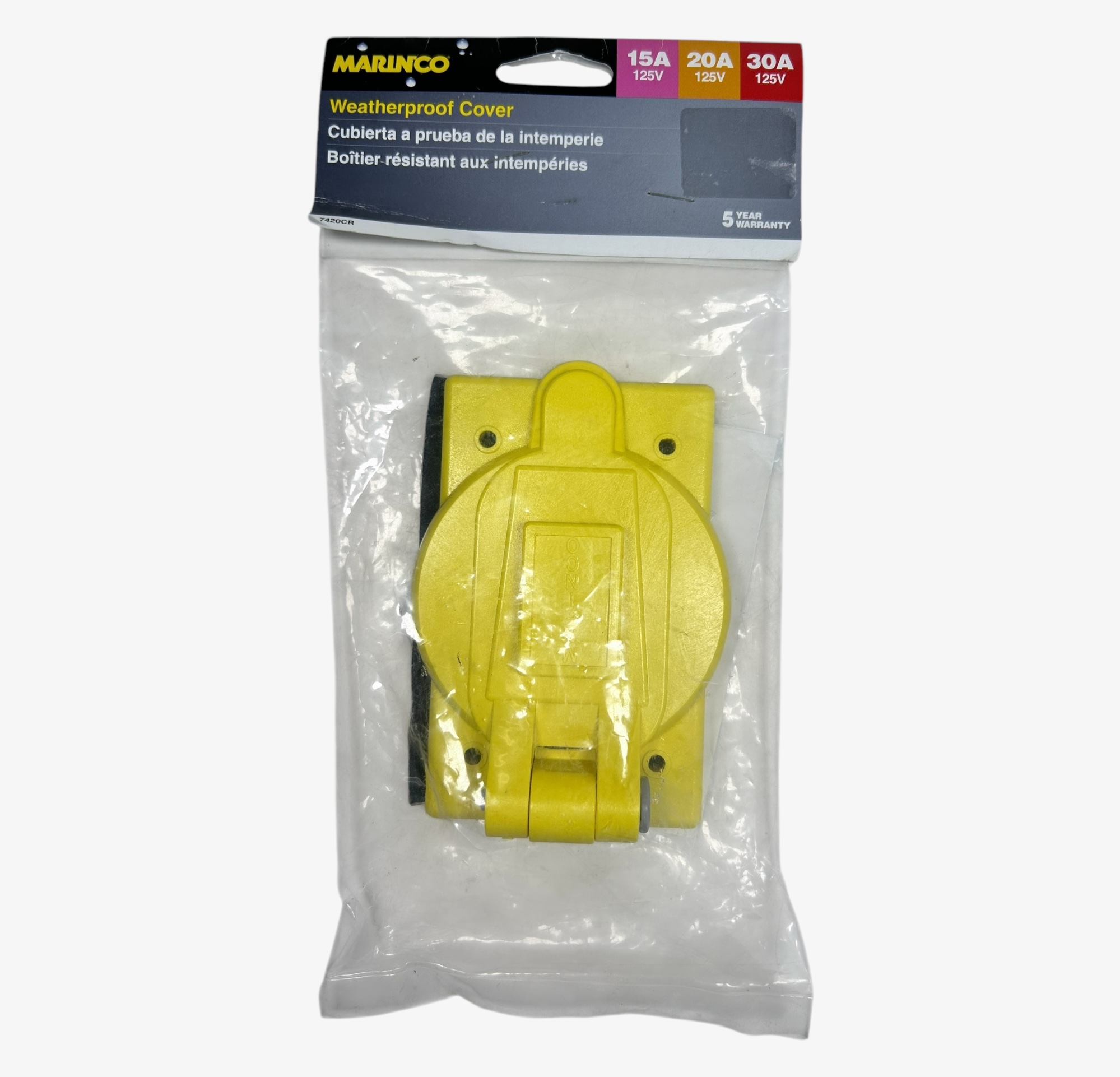 Marinco 7420CR, Weather Proof Marine Single Receptacle Cover, NEW - Max ...