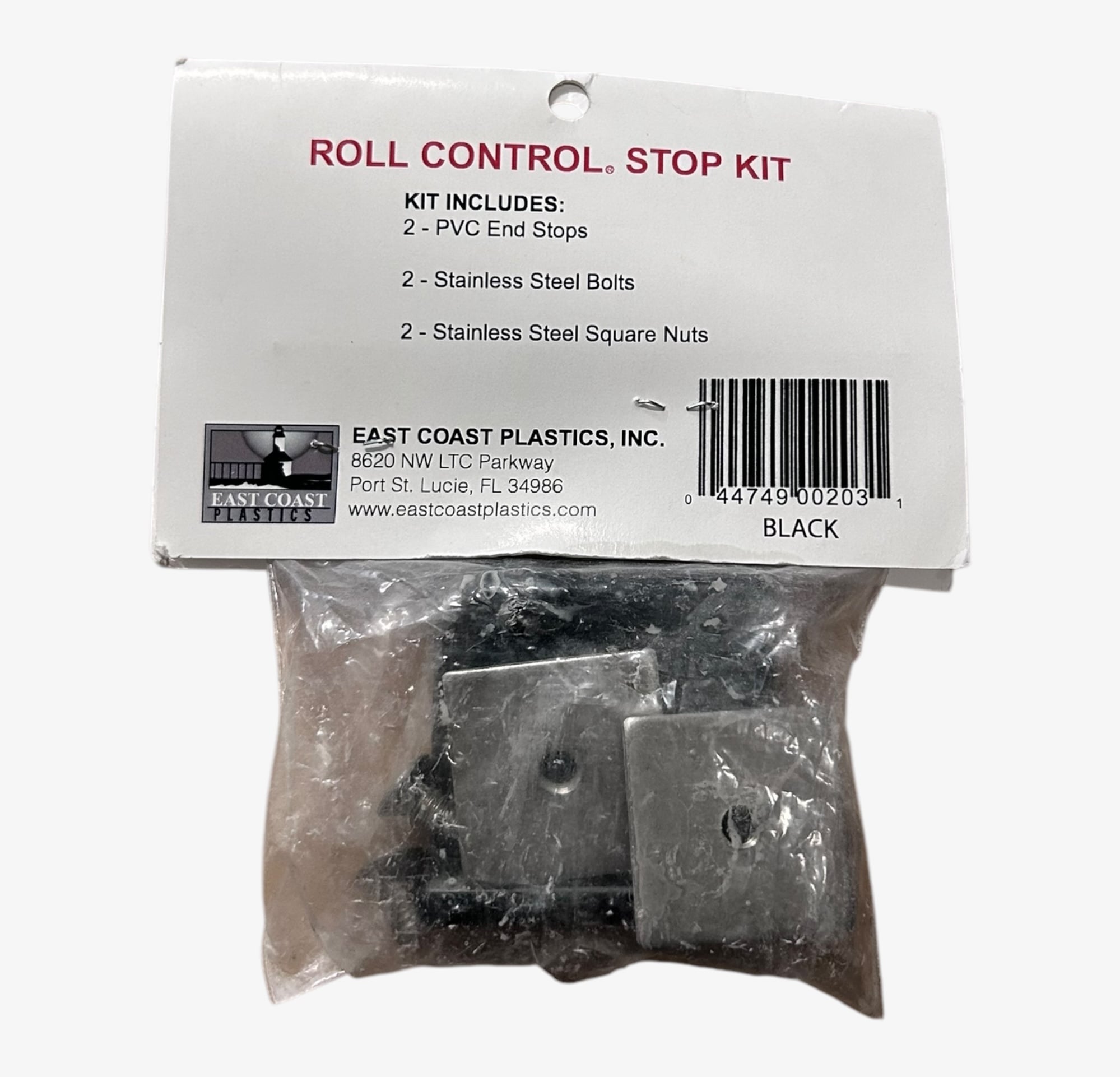 Roll Control Systems, End Cap & Stop Kit Assembly For Aluminum Track ...