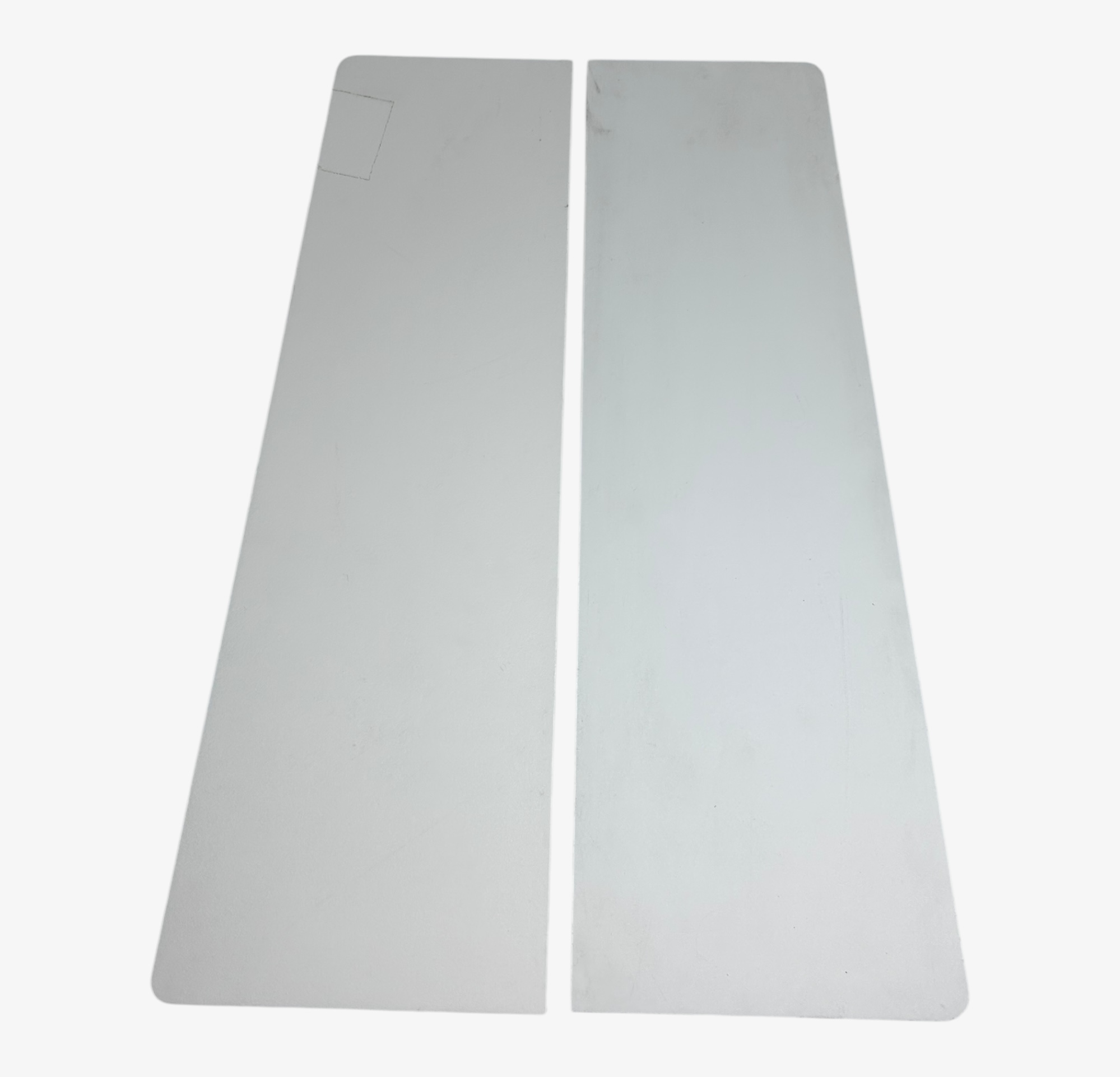 White Polycarbonate Marine Sheet Panel 21” x 8 x 1/2” (Minor Blemishes ...