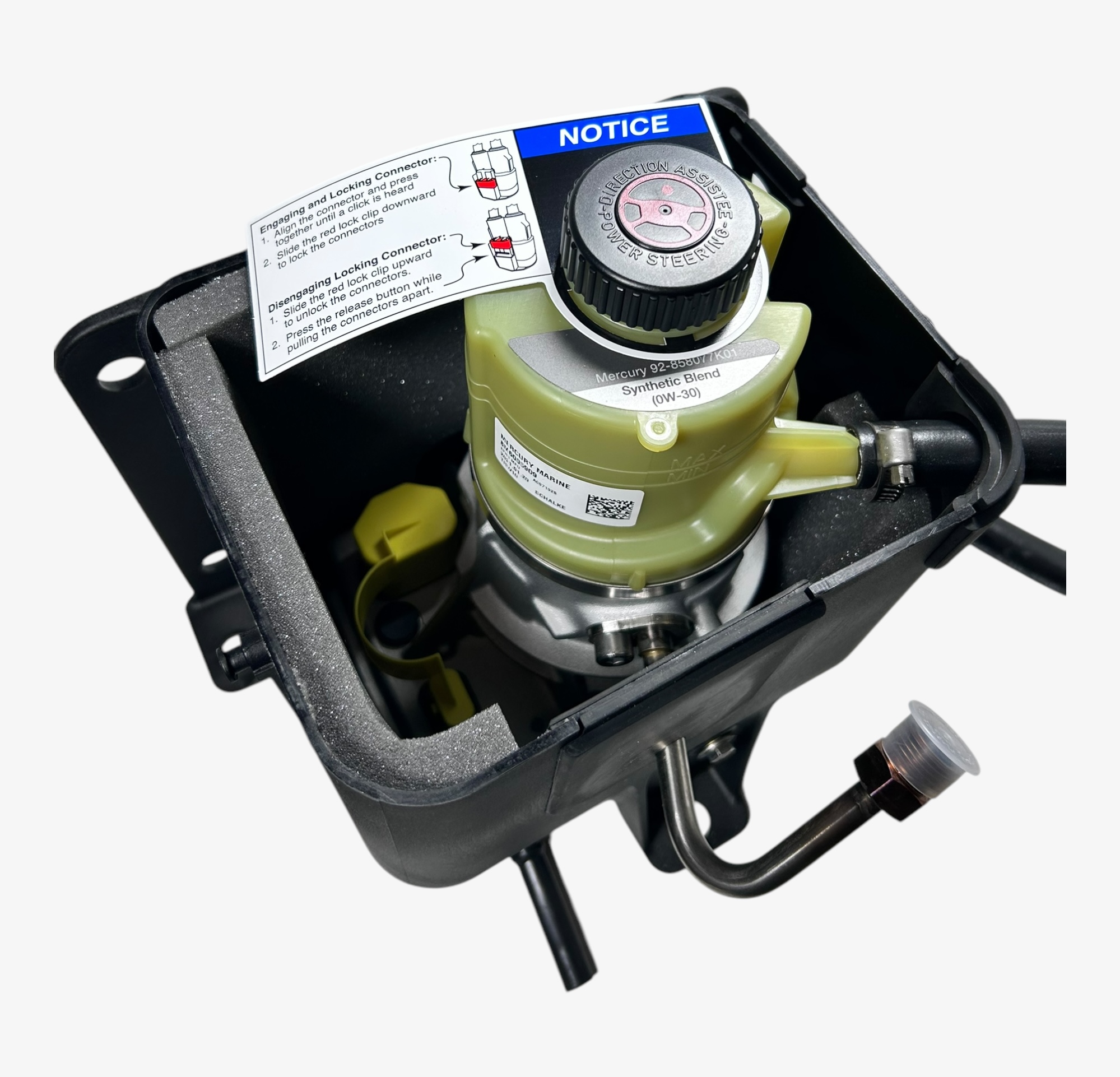 Mercury 8M0151557, Gen C Power Steering Pump Kit & 40 CM Tilt Helm ...
