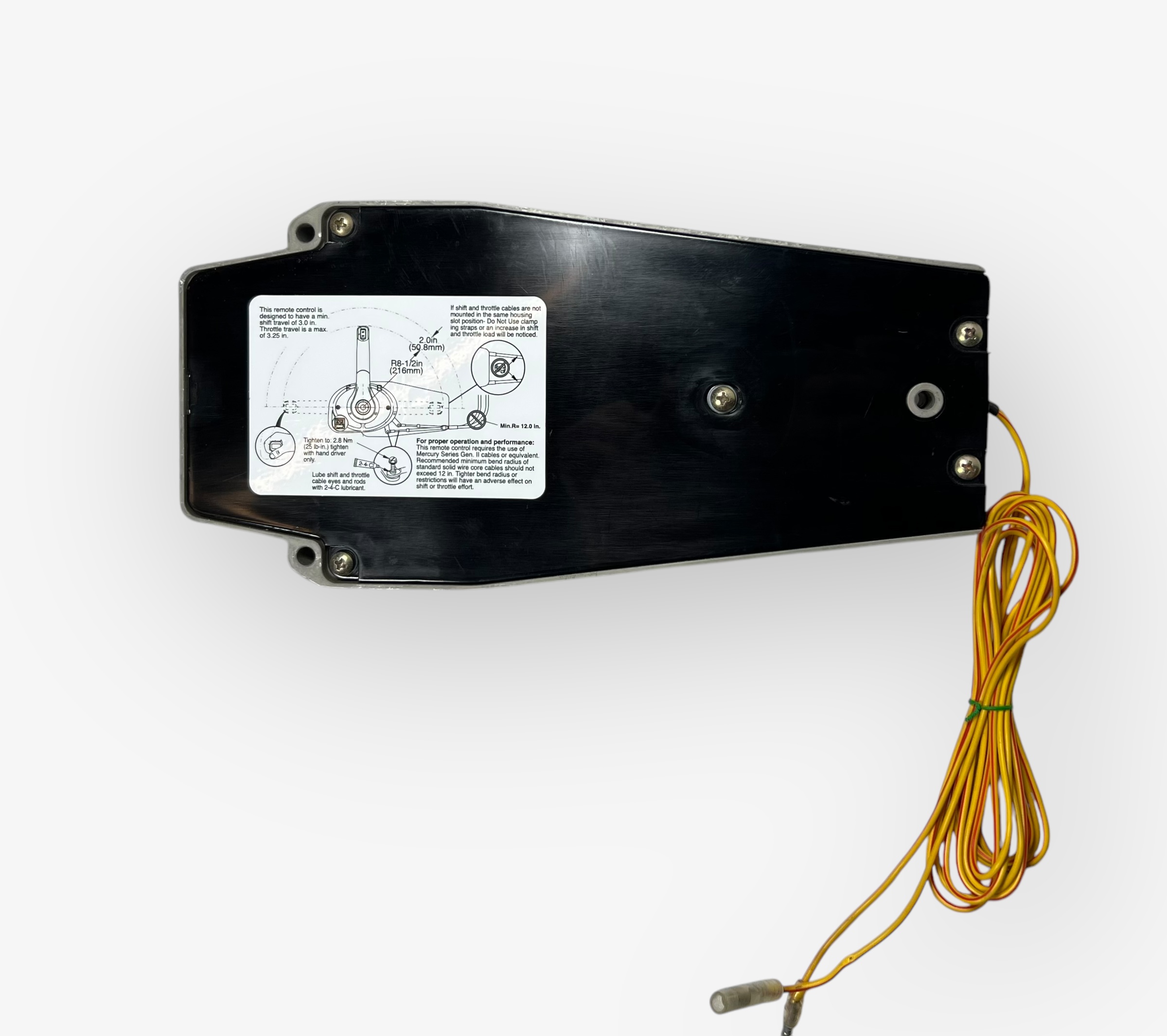 Mercury 8M0030550, Panel Mount Gen II, Finger Release Pistol Grip ...
