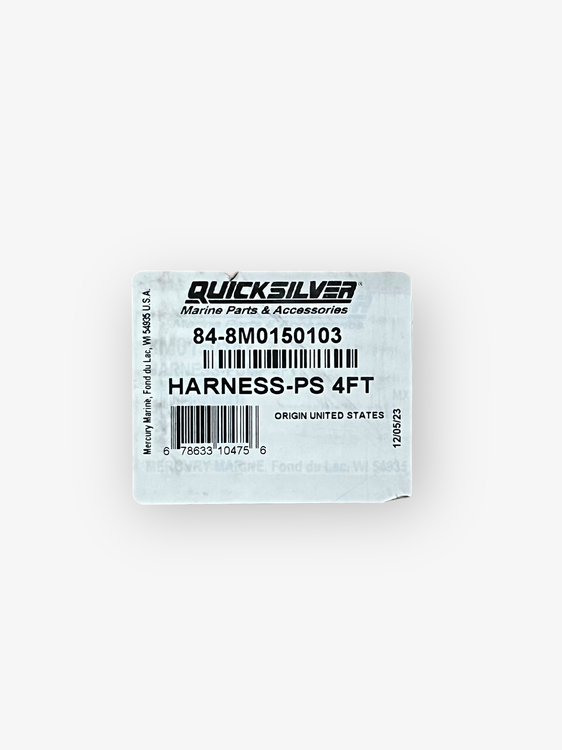 Mercury Quicksilver 84-8M0150103, Power Steering Harness, 4FT, NEW, OEM ...