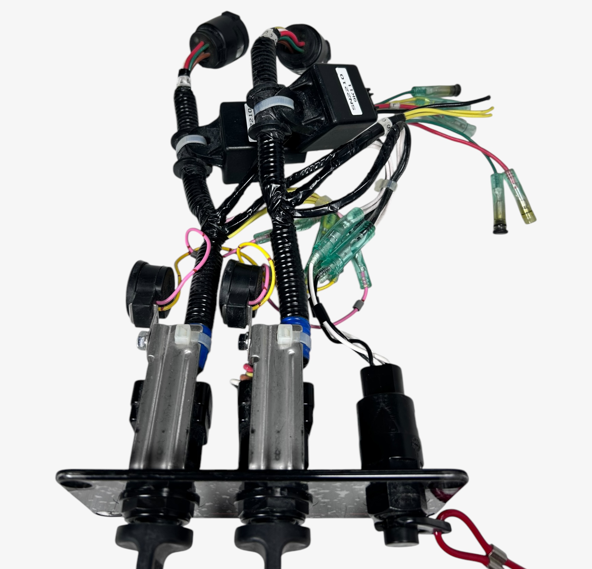 Yamaha 6Y8-82570-05-00, Twin Dual Engine Ignition Key Switch Panel ...