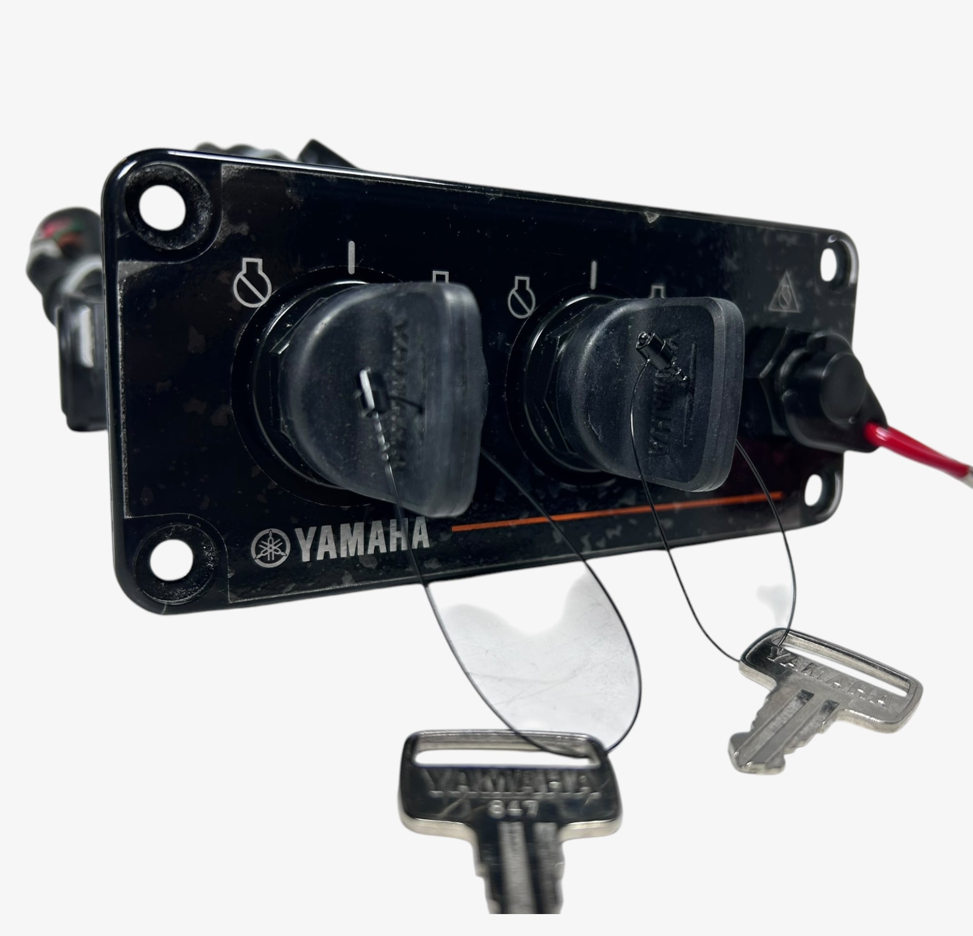 Yamaha 6Y8-82570-05-00, Twin Dual Engine Ignition Key Switch Panel ...