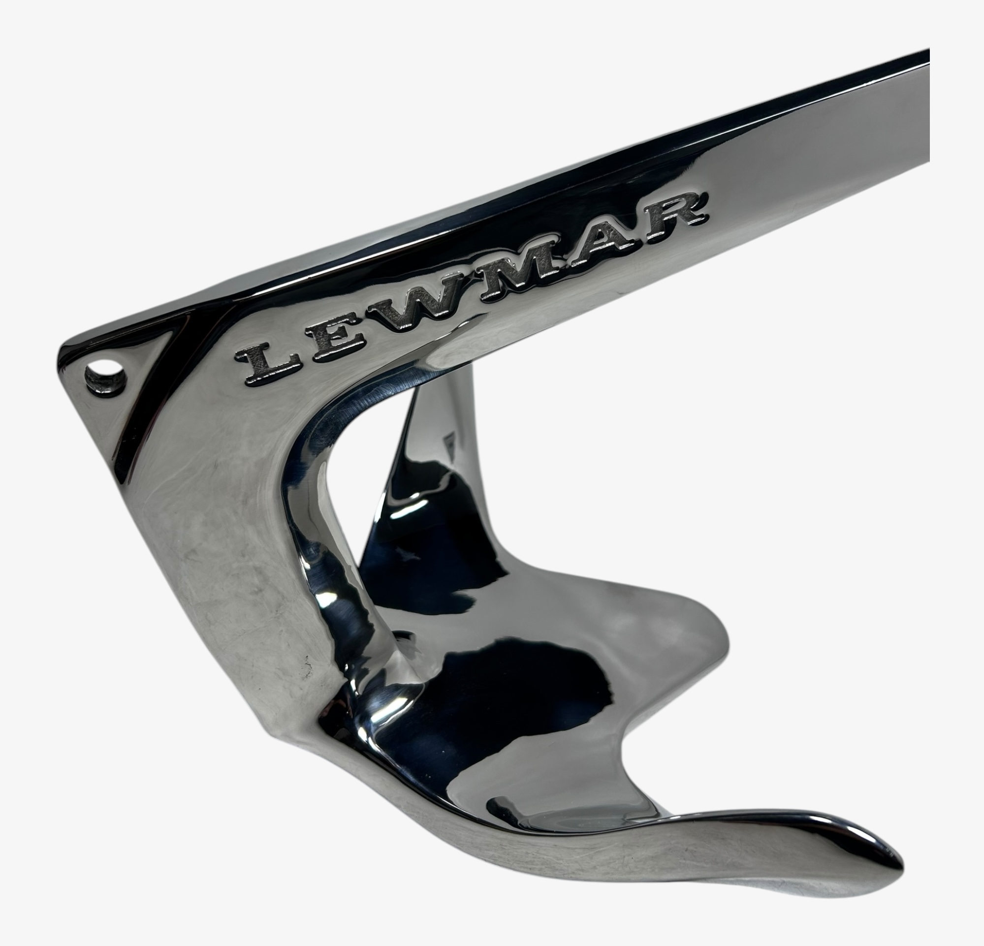 Lewmar 0058907, Polished Stainless Steel Marine Claw Anchor 16.5LB 7 ...