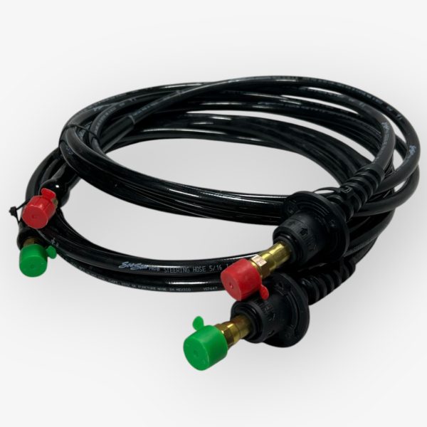 Seastar Pro Steering Hose Kit, Thru Bulkhead Fitting, 16FT, 5/16 ID ...