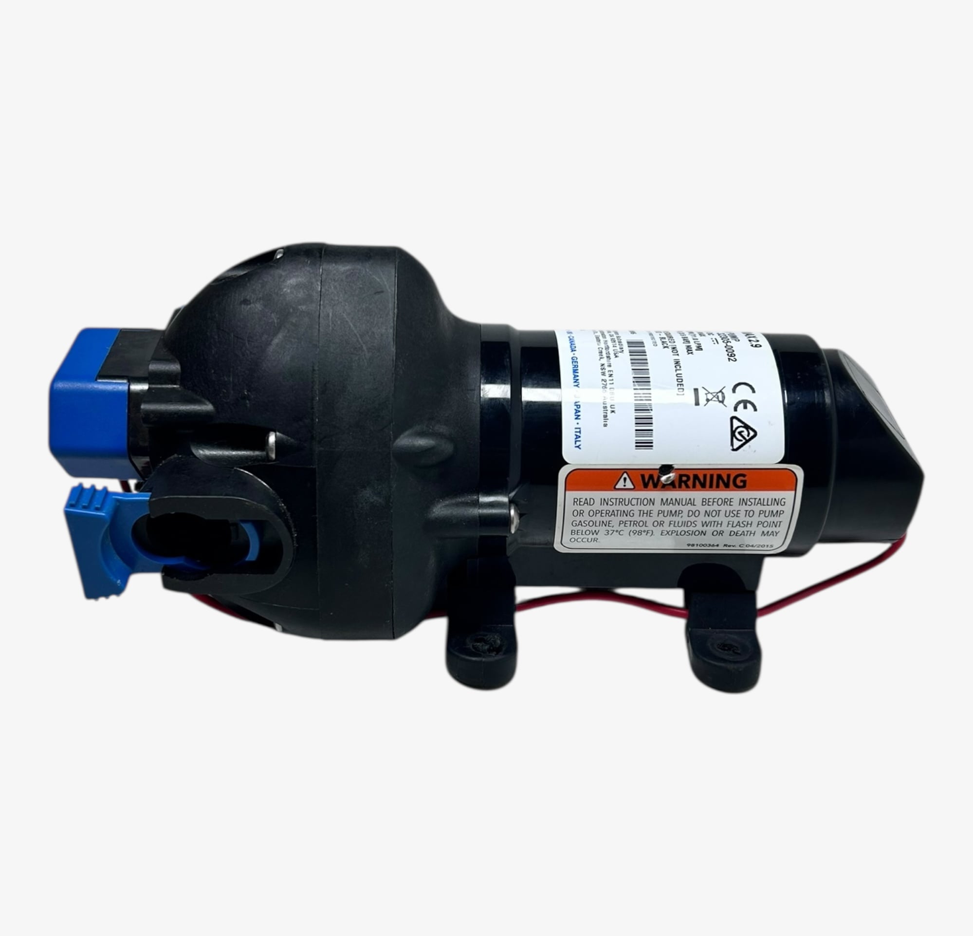 Jabsco 323005-0092, Par-Max 2.9 Wash Down Pump 2.9 GPM 12V, 50 psi ...