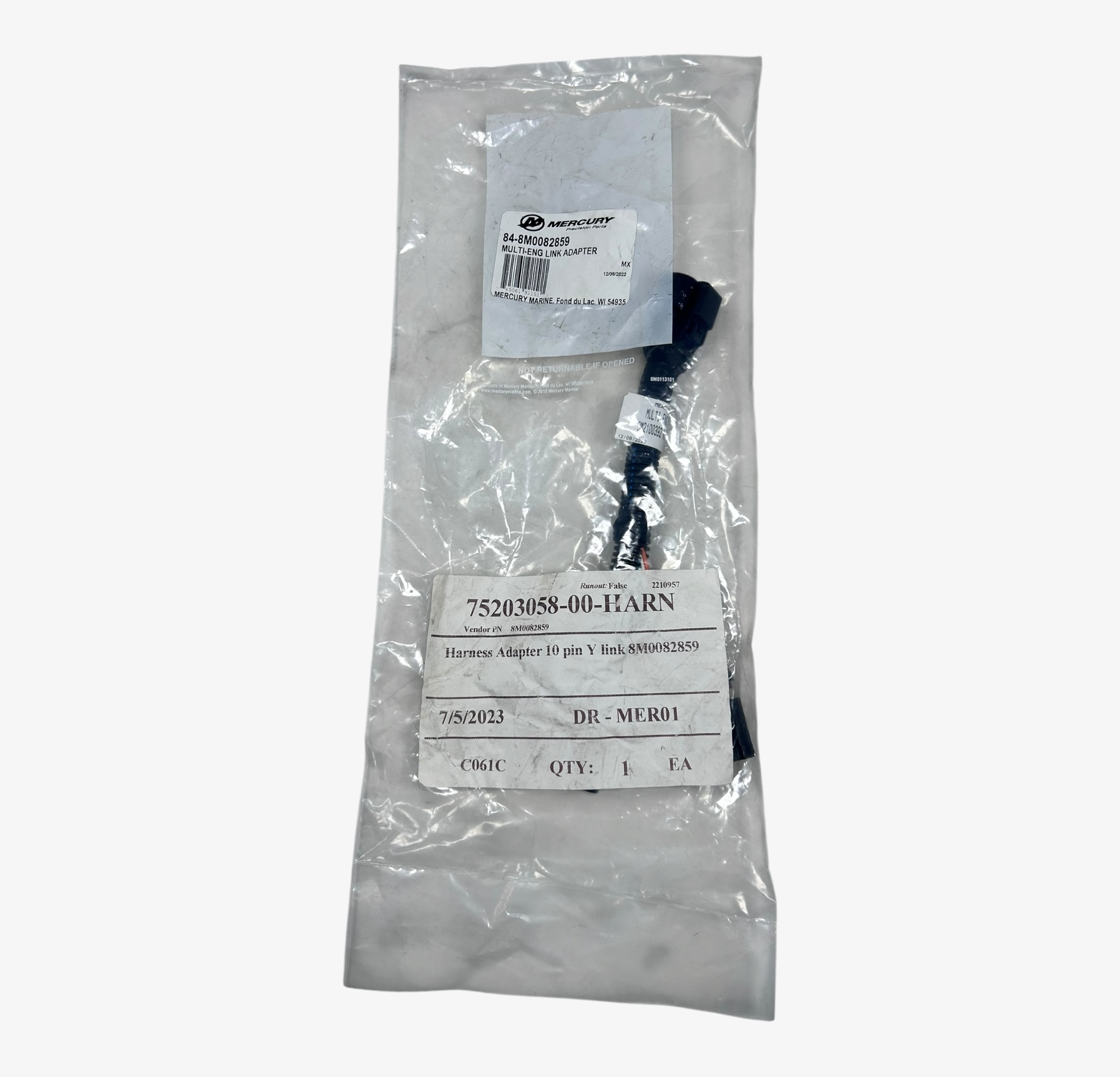 Mercury Marine 8M0082859, Multi Engine Link Harness Adapter , OEM - Max ...