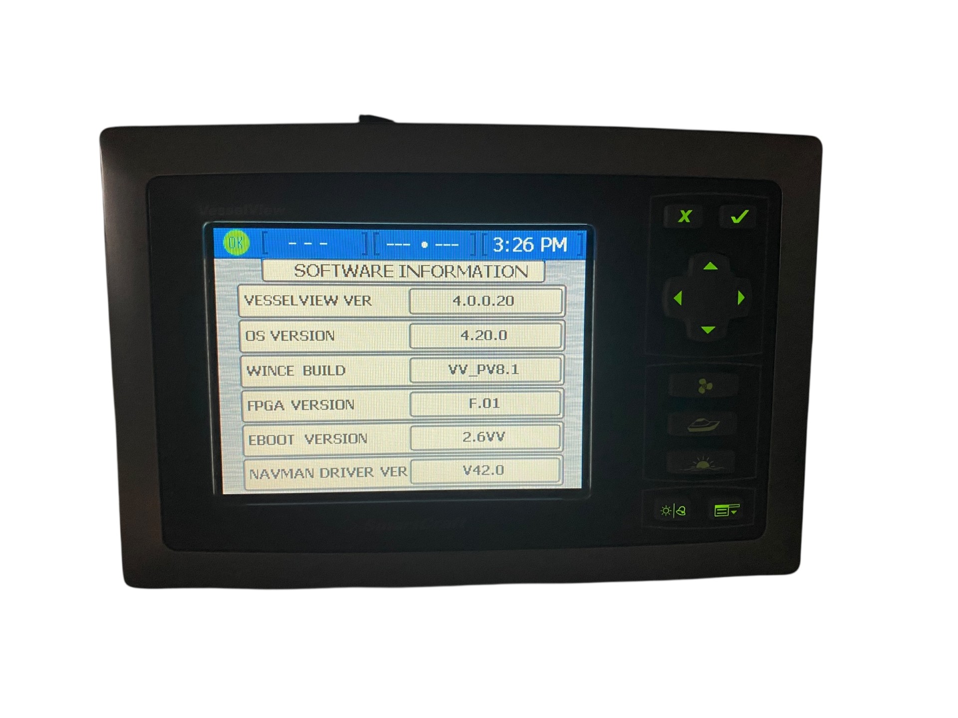 Mercury SmartCraft 8M0049056 / 8M0058792, VesselView 1.5 Display, Soft ...