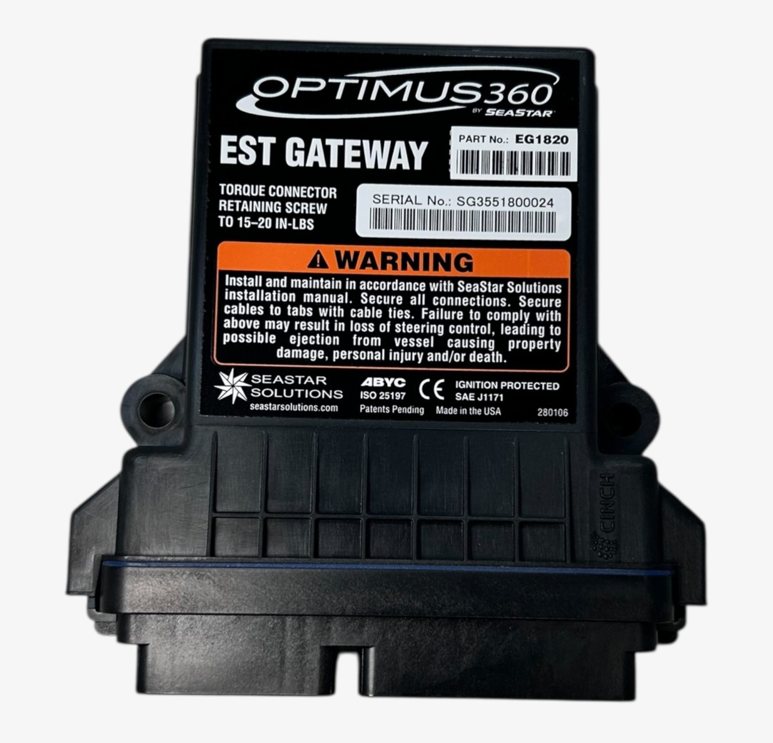 Dometic Seastar EG1820, Optimus 360 Twin Yamaha DEC EST Gateway ...