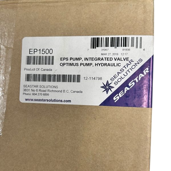 Dometic EP1500 Optimus, Hydraulic Steering Pump, NEW, OEM - Max Marine ...