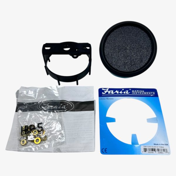 Faria TC9640B, Marine Blank Gauge Kit 4'' OEM - Max Marine Outlet