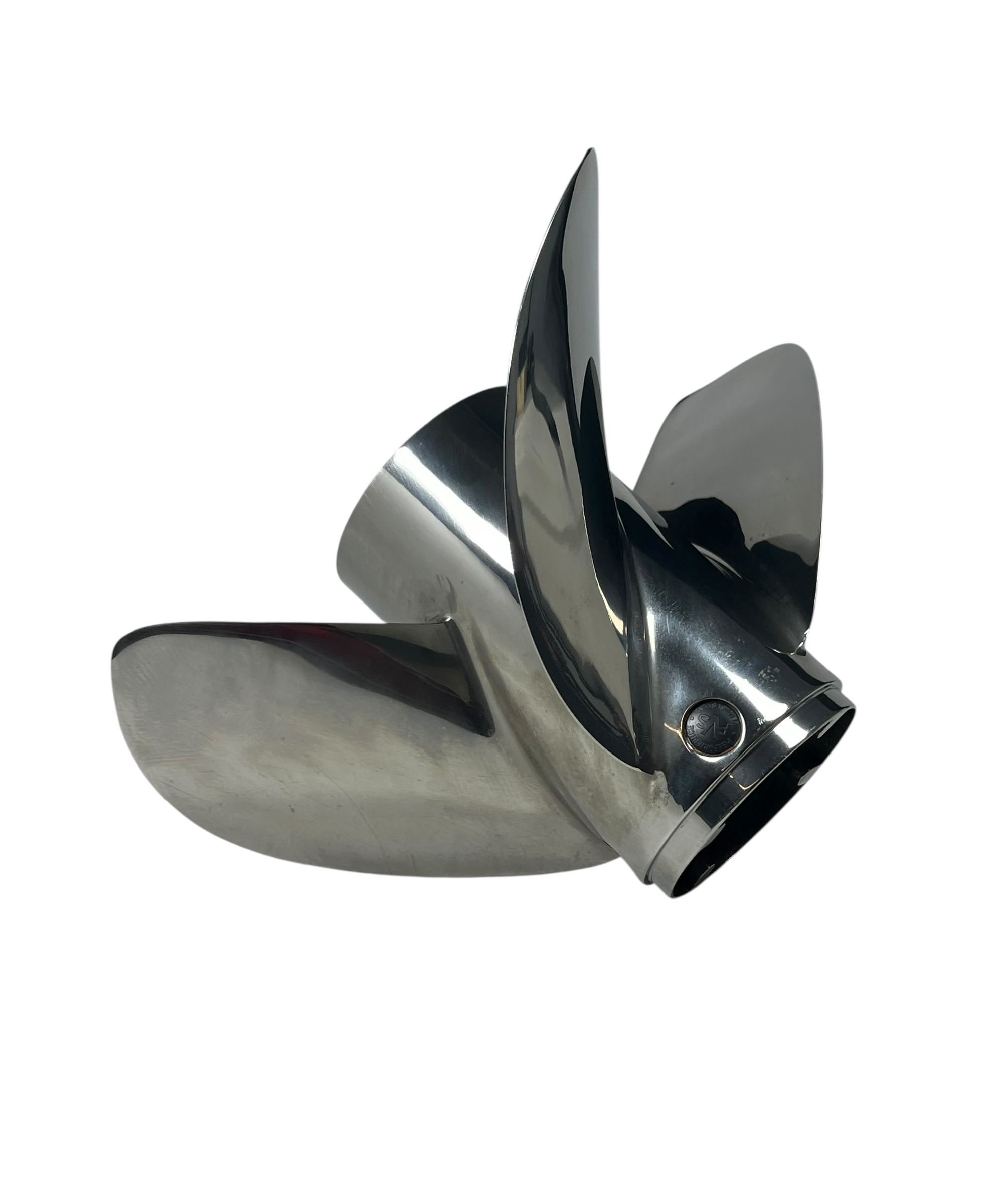 Mercury 4 x 14.6 x 22P RH, Rev 4 XP Pro Finish, SS Propeller, OEM - Max ...