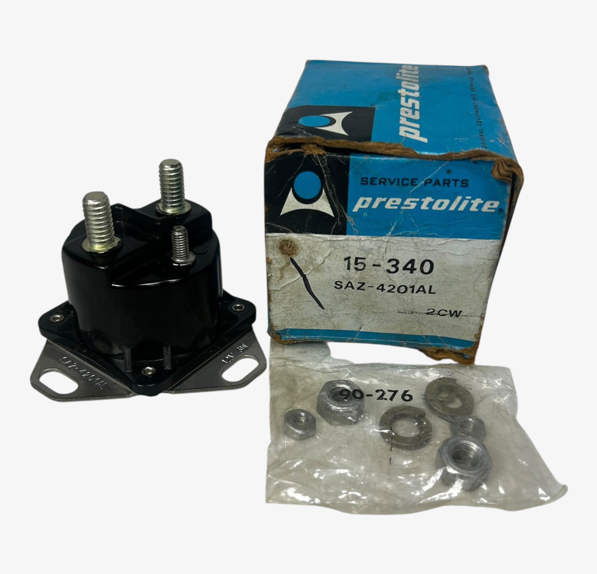 Prestolite 15-340, SAZ-4201AL Solenoid - 12V 3W - Max Marine Outlet