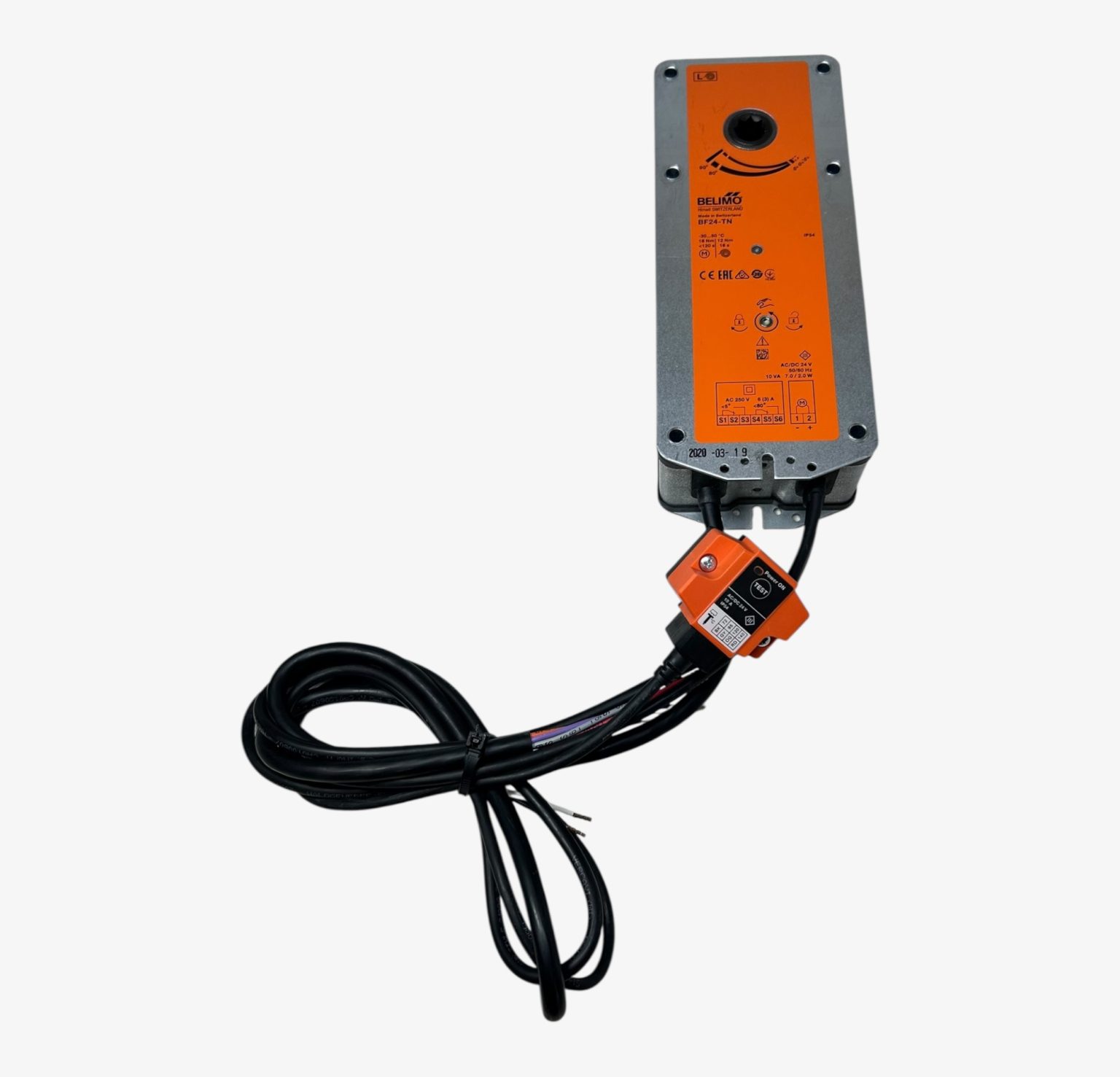 Belimo BF24-TN Fire Smoke Damper Actuator 24V 18Nm w/ Thermal Trip ...