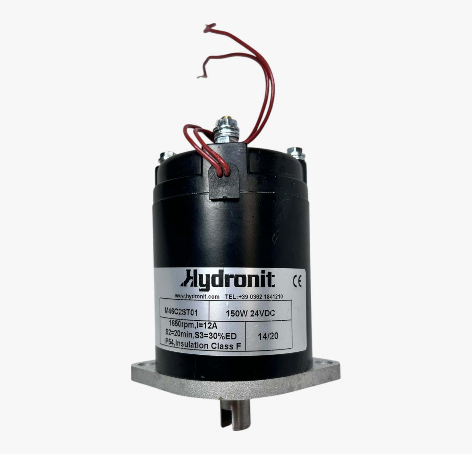 Hydronit M46C2ST01, Hydraulic Motor w/ Thermal Switch - 24V 150W DC ...