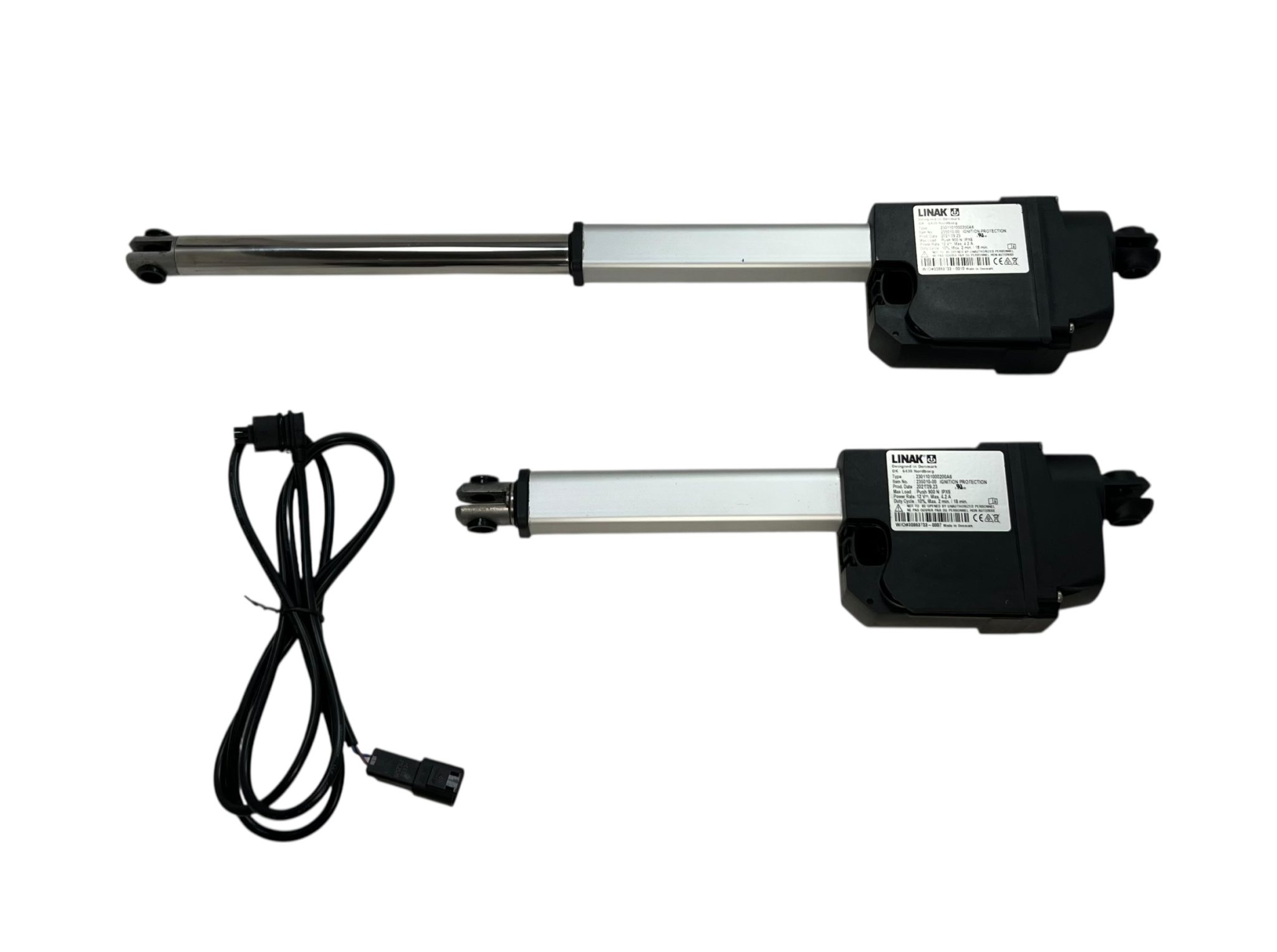 Linak DK-6430, 235010-00, Marine Linear Actuators, Set of 2, 12V, Push ...