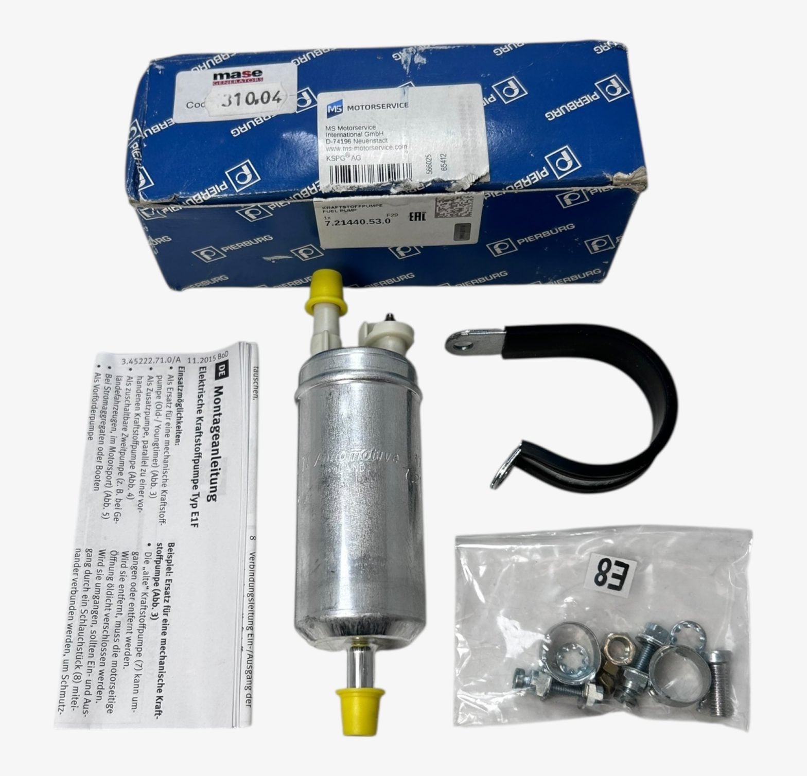 Pierburg 7.21440.53.0, Fuel Pump Assembly 2.18 psi - 12V , OEM - Max ...