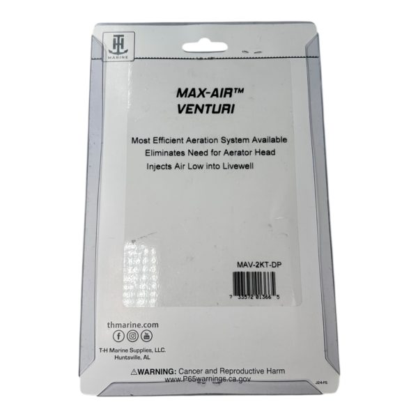 TH Marine MAV-2KT-DP, Max-Air Venturi Livewell Aeration System - Max ...