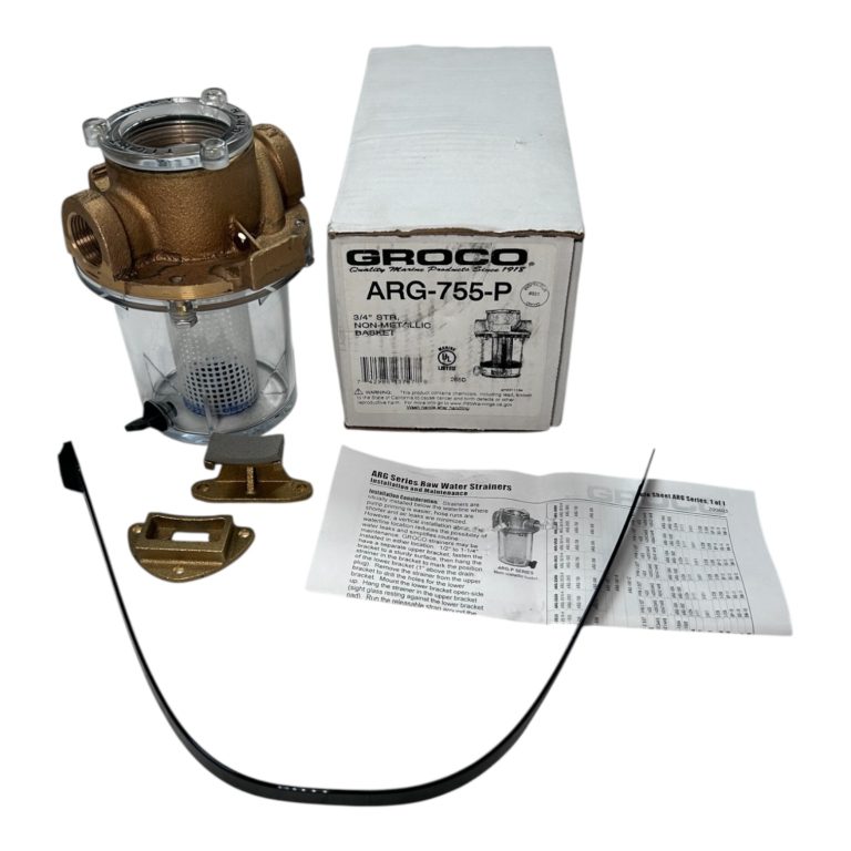 Groco ARG-755-P, Raw Water w/ Plastic Strainer Assembly 3/4'' NPT - NEW ...