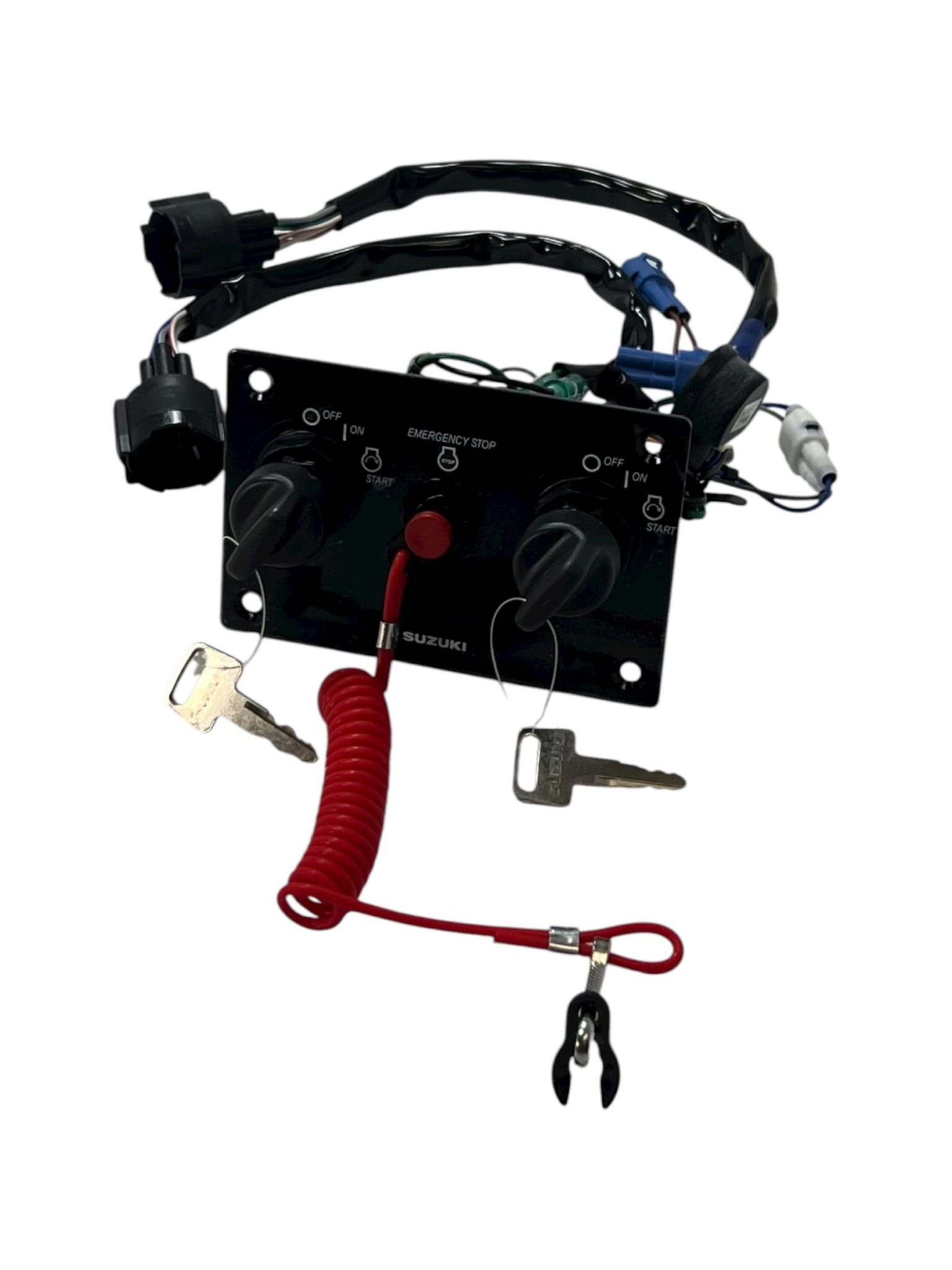 Suzuki 37100-96J1 Dual Engine Ignition Key Switch w/ Emergency Stop ...