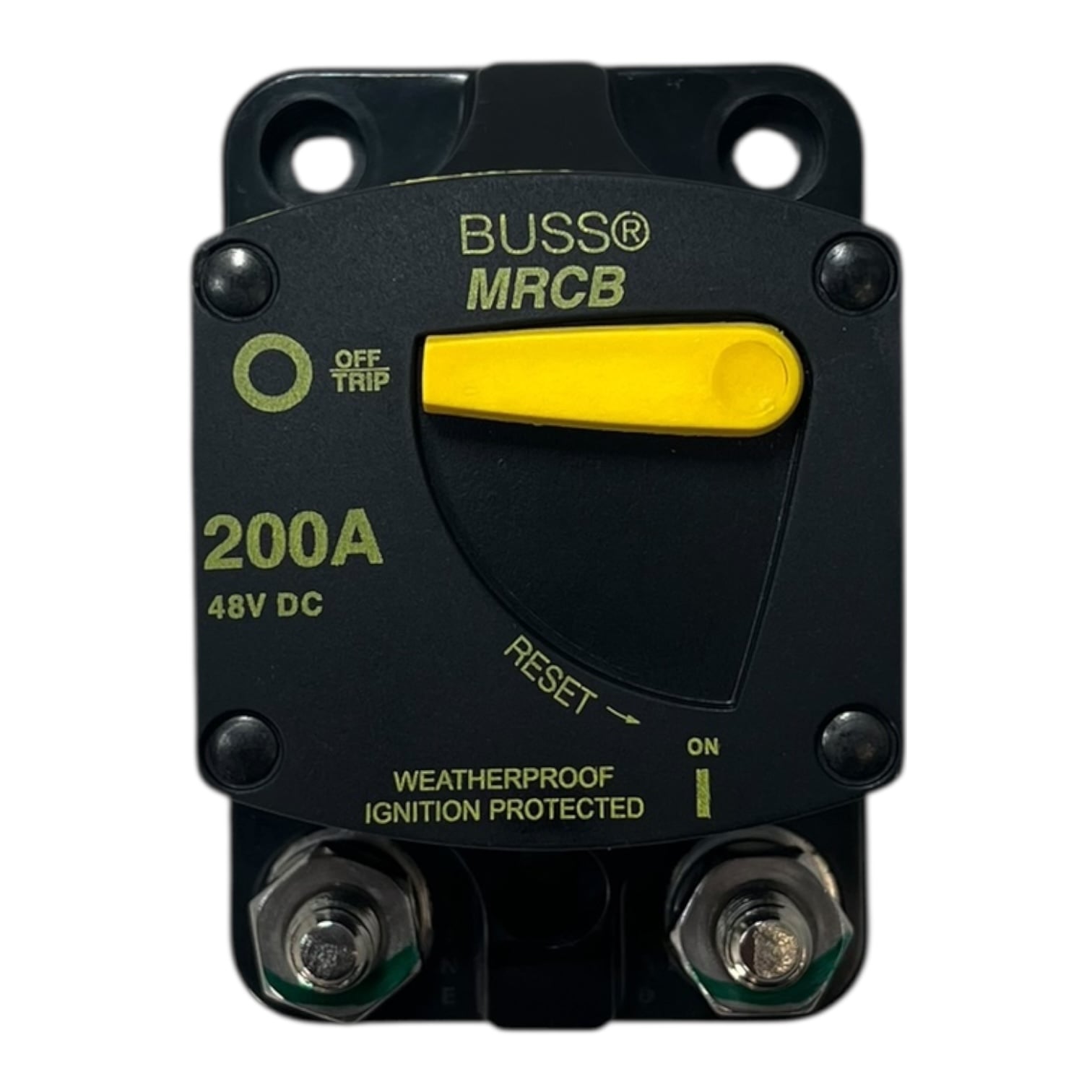 Eaton's Bussmann Series 187200F-03-1, Circuit Breaker 200 Amp 48 Volts ...