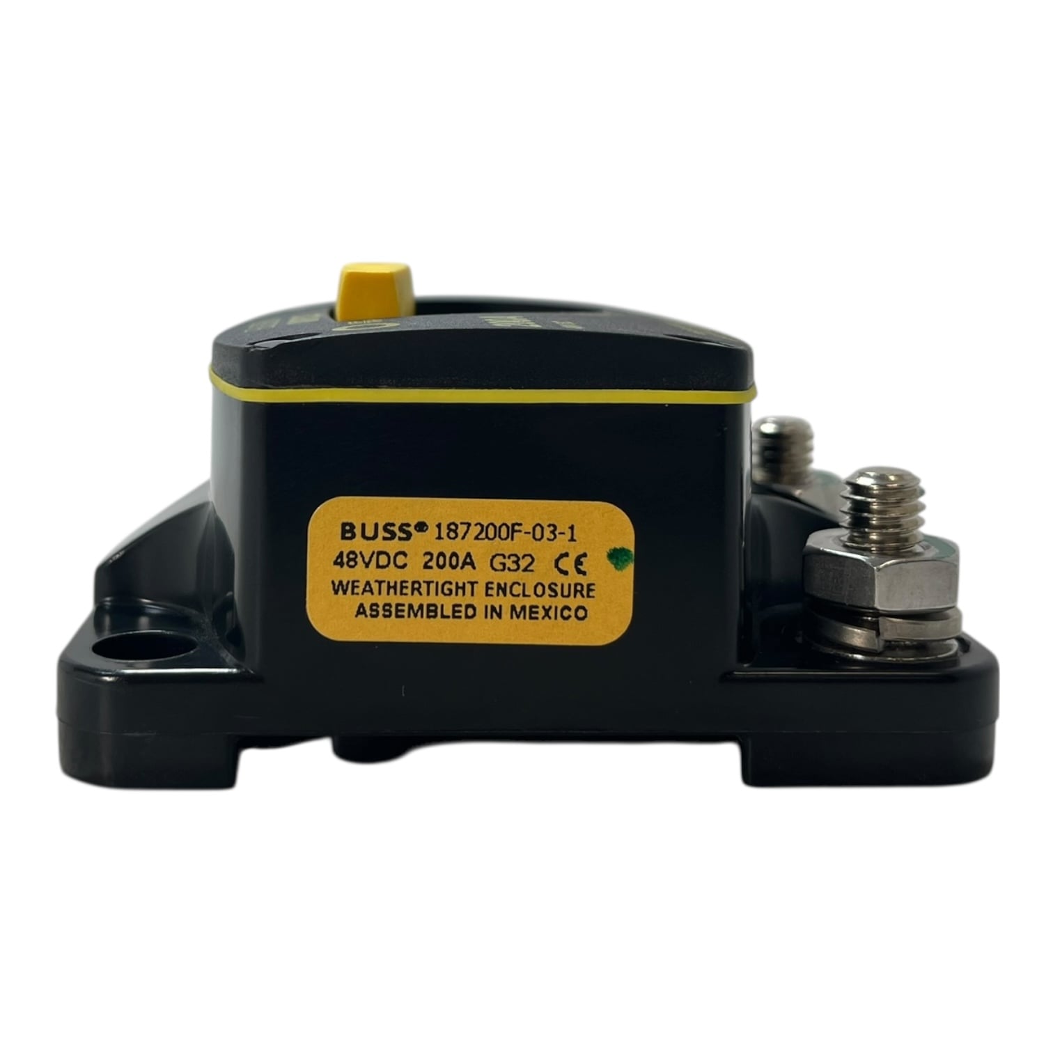 Eaton's Bussmann Series 187200F-03-1, Circuit Breaker 200 Amp 48 Volts ...