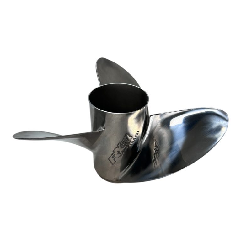 Evinrude Johnson 3 x 14 1/2 x 21, Stainless Steel RX3 Propeller 177356 ...