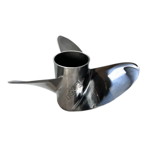 Evinrude Johnson 3 x 14 1/2 x 23, Stainless Steel RX3 Propeller 177358 ...
