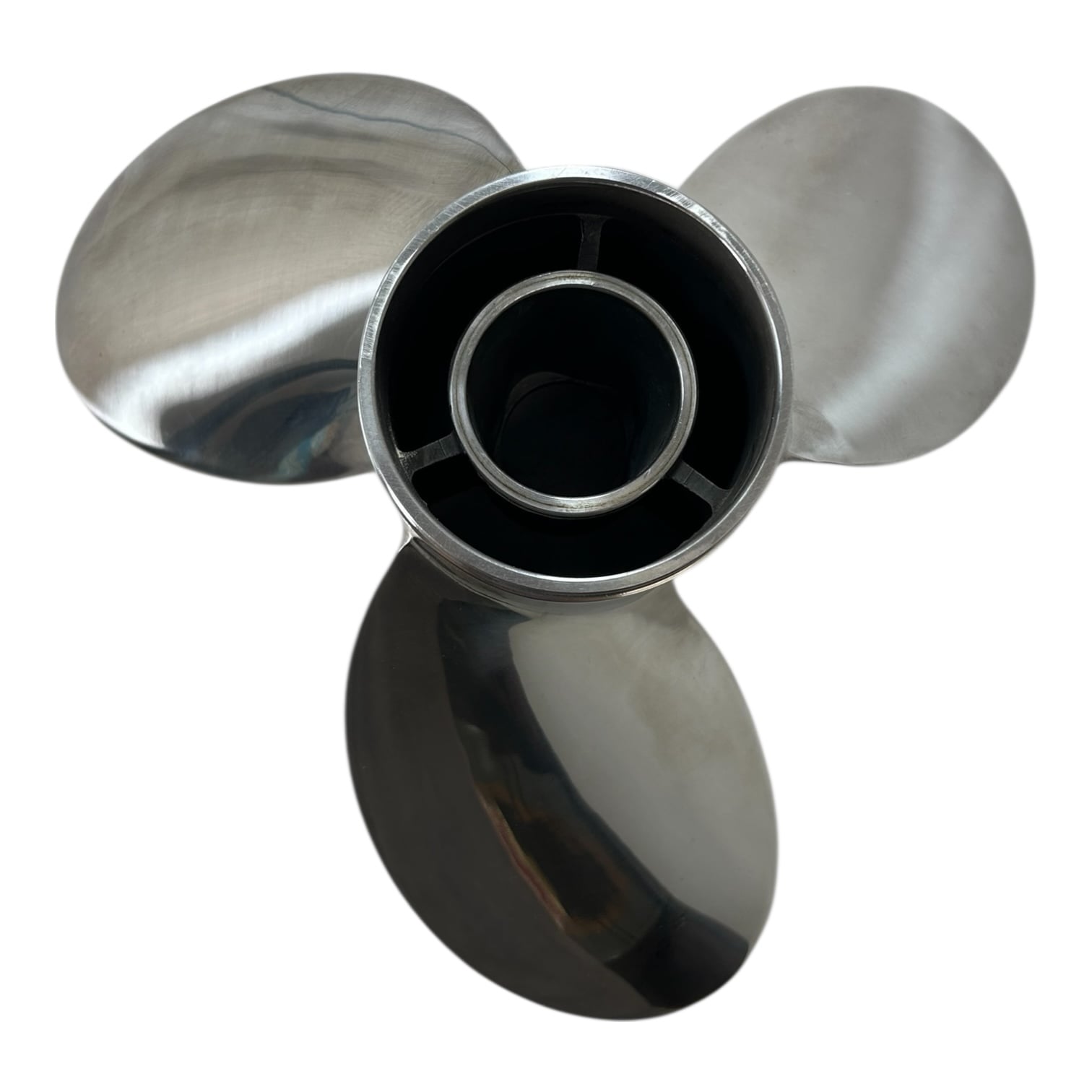 Evinrude Johnson 3 x 15 1/4 x 19, Rebel Stainless Steel Propeller ...