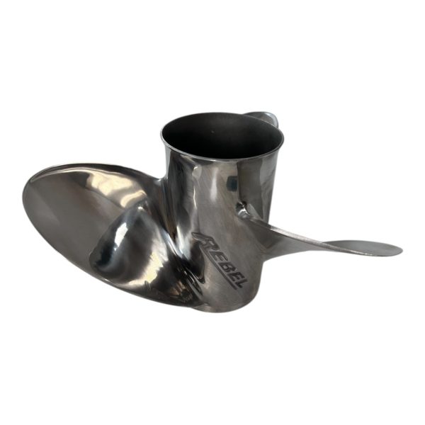 Evinrude Johnson 3 x 15 1/4 x 19, Rebel Stainless Steel Propeller ...
