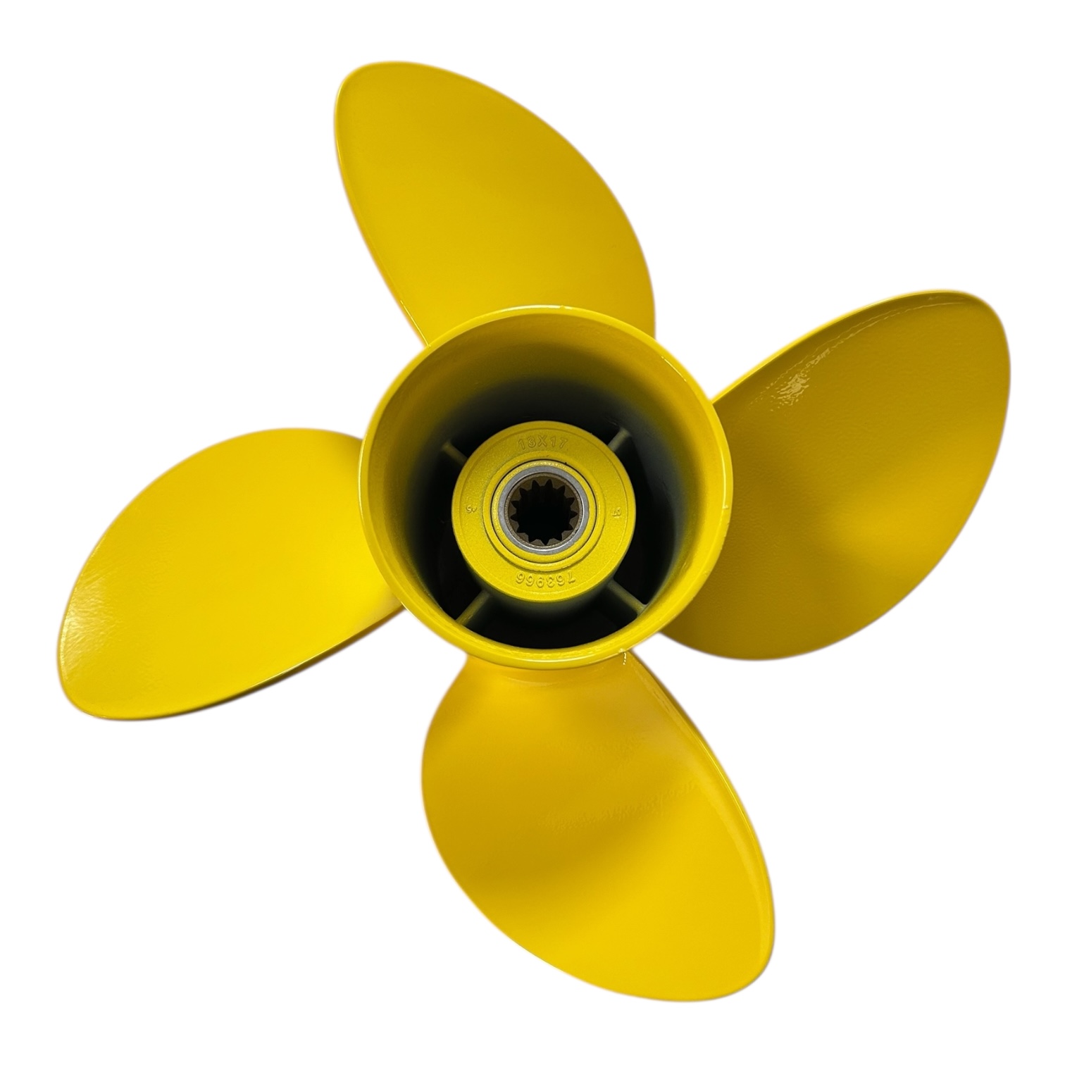 Evinrude Johnson 4 x 13 x 17, Yellow SS Rogue Demo Propeller 763966 ...