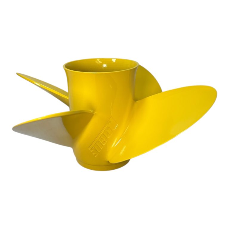 Evinrude Johnson 4 x 13 x 17, Yellow SS Rogue Demo Propeller 763966 ...