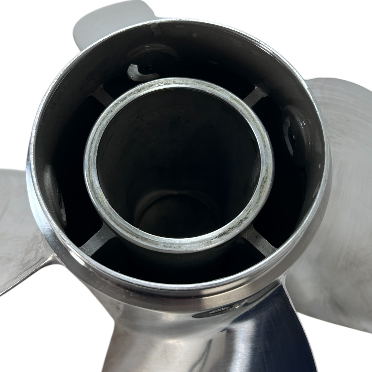 Evinrude Johnson 4 x 14 x 22P, RX4 Stainless Steel Propeller , 177362 ...