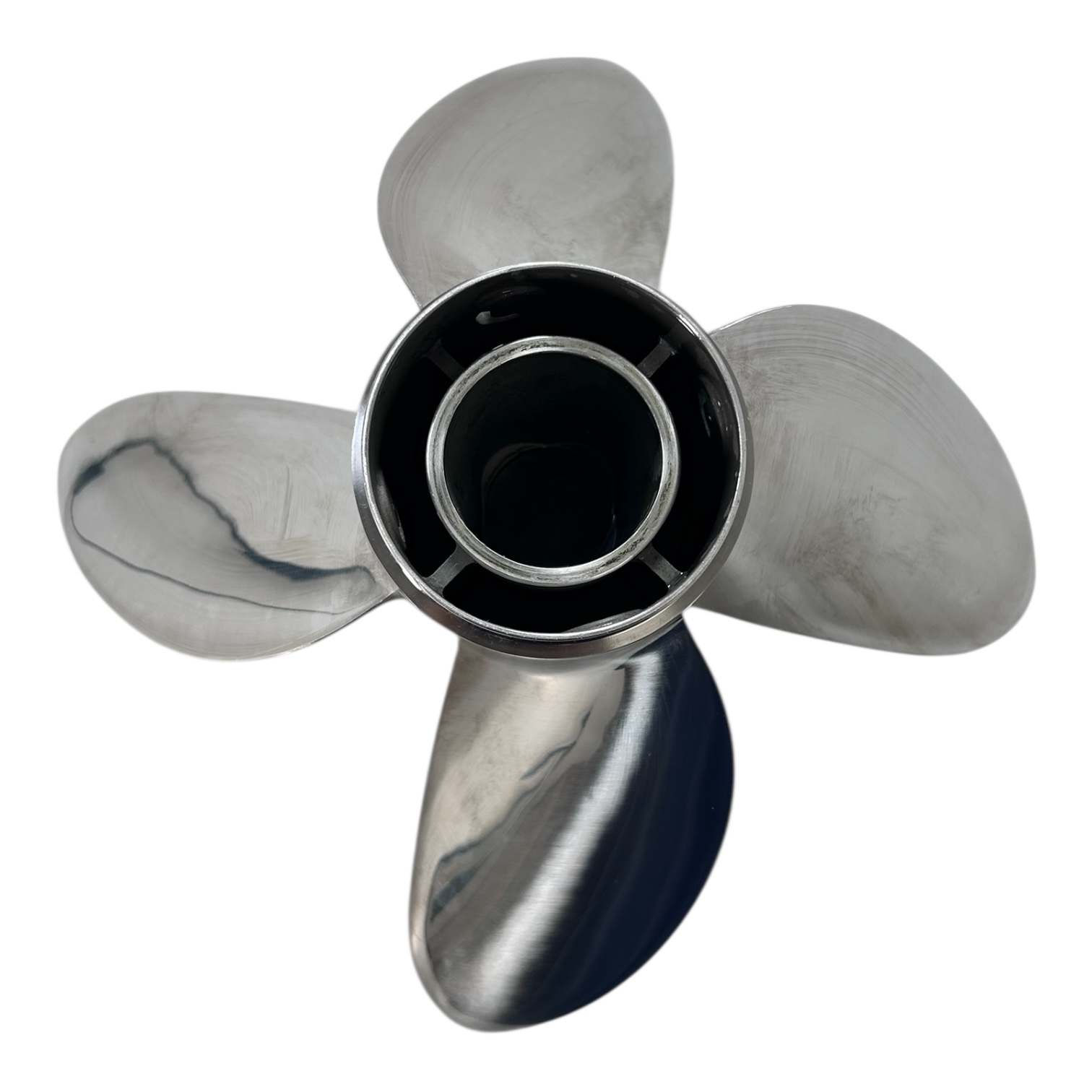 Evinrude Johnson 4 x 14 x 22P, RX4 Stainless Steel Propeller , 177362 ...