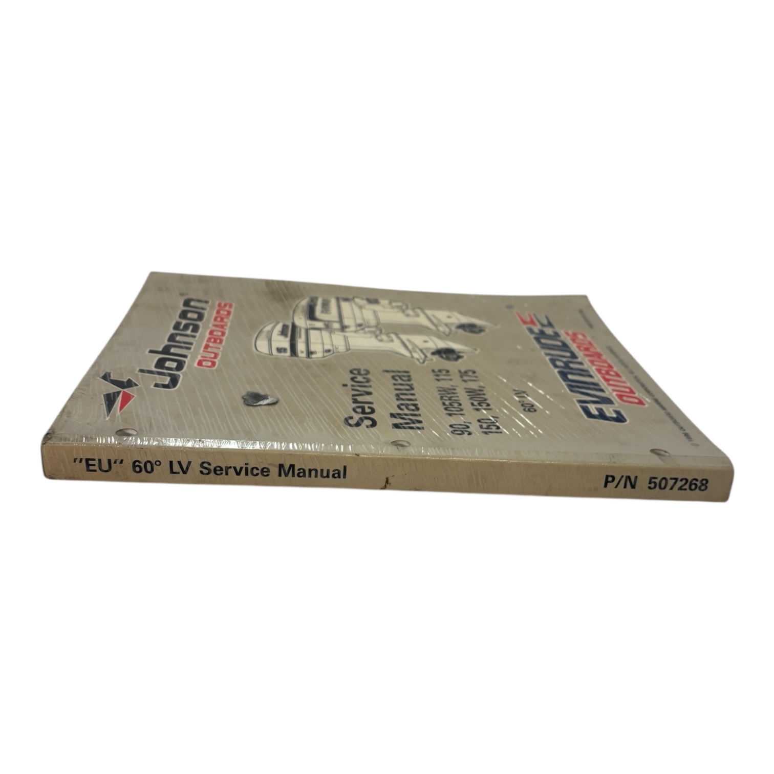 Evinrude Johnson Outboards 507268, 90/105RW/115/150/150W/175 Service ...