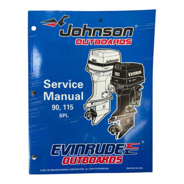 Evinrude Johnson Outboards 520209, 90/115 SPL Service Manual (1997 ...