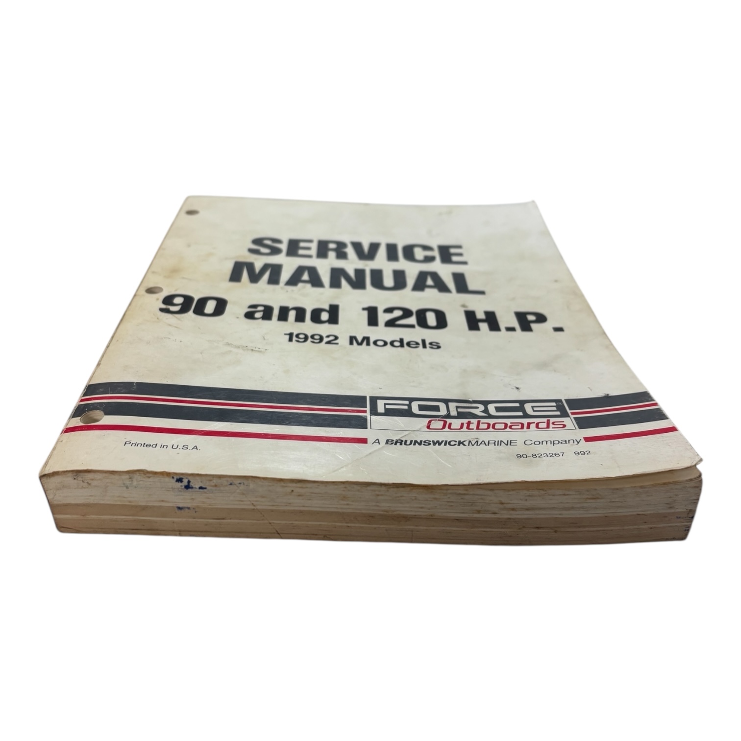 Force Outboards 90-823267, 90 and 120 HP. 1992 Models Service Manual ...