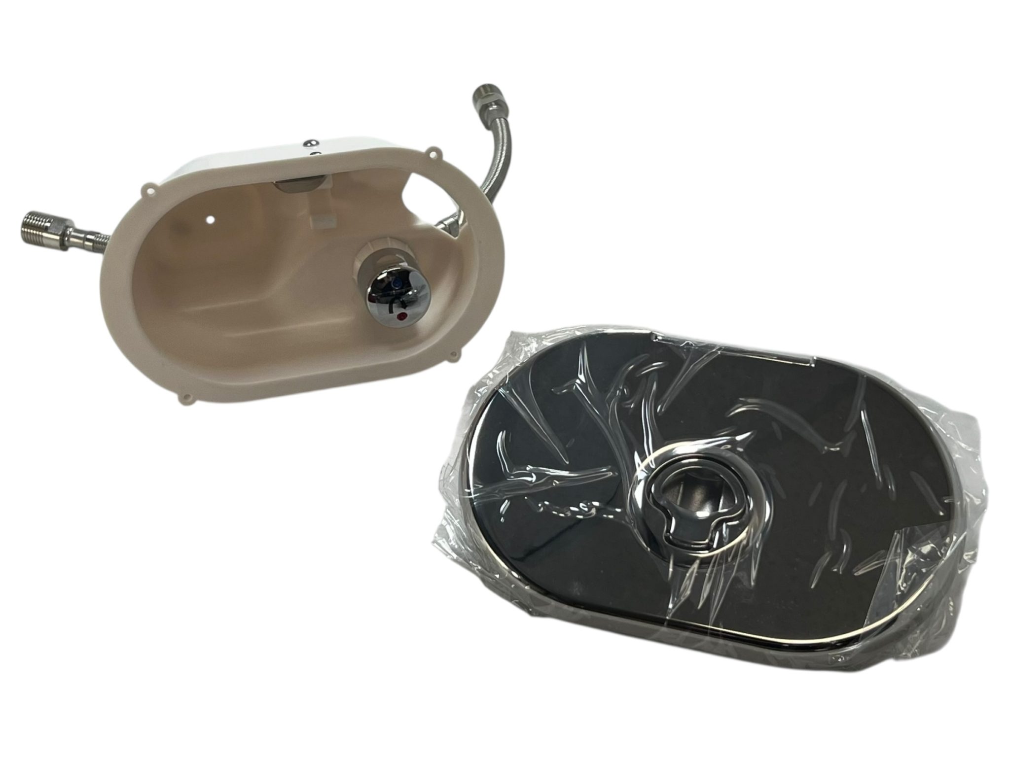 ITC Marine, Shower Box & Polished SS Cover, (No Shower Handle or Hose ...