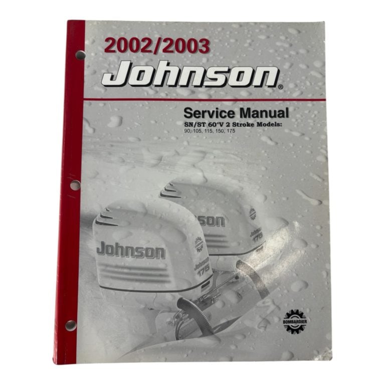Johnson 5005463, 90/105/115/150/175 SN/ST 60 Degree 2 Stroke Service ...