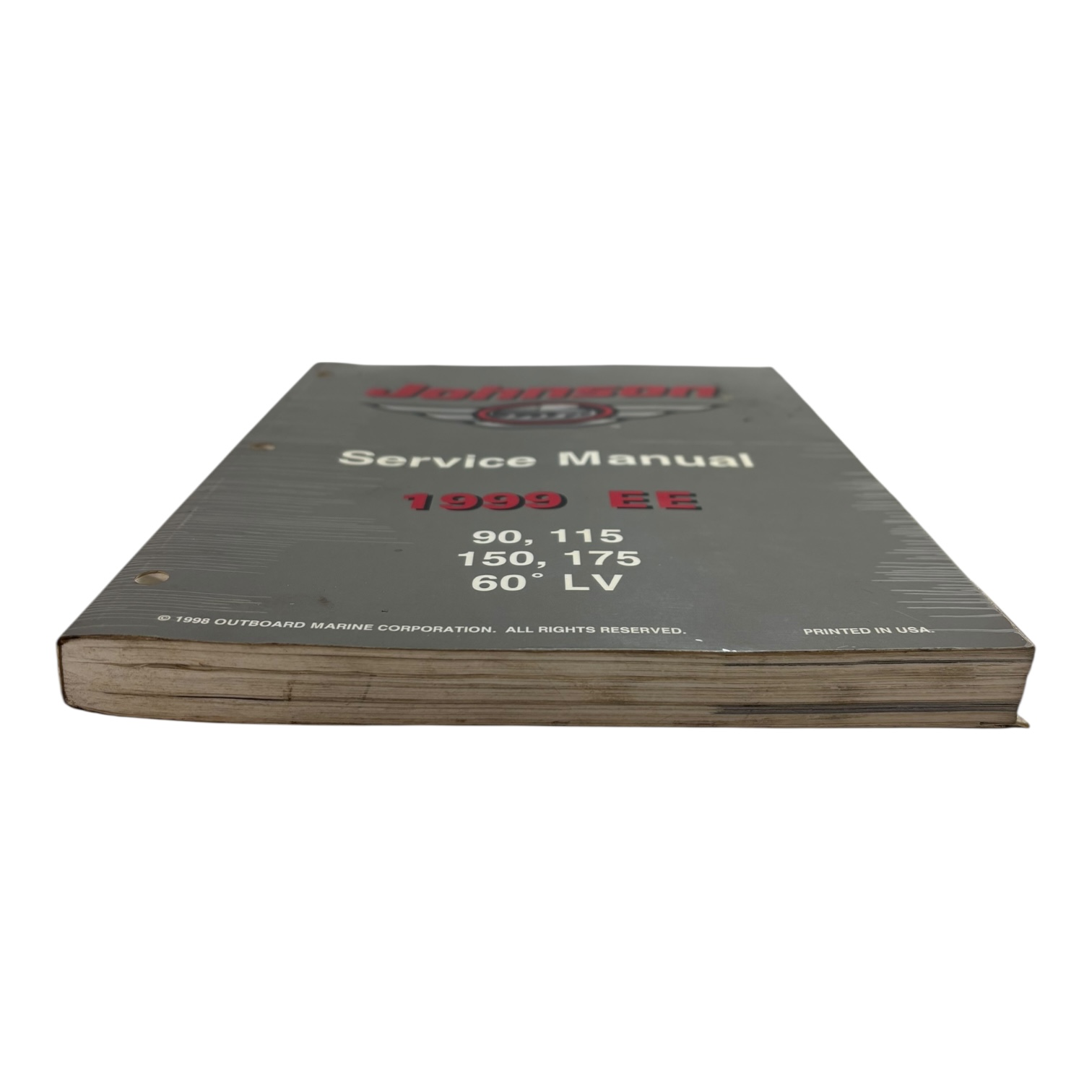 Johnson 787031, 1999 EE 90/115/150/175 60 Degree LV Service Manual ...