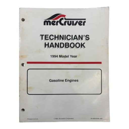 MerCruiser 90-806535940, Gasoline Engines Technician's Handbook Model ...