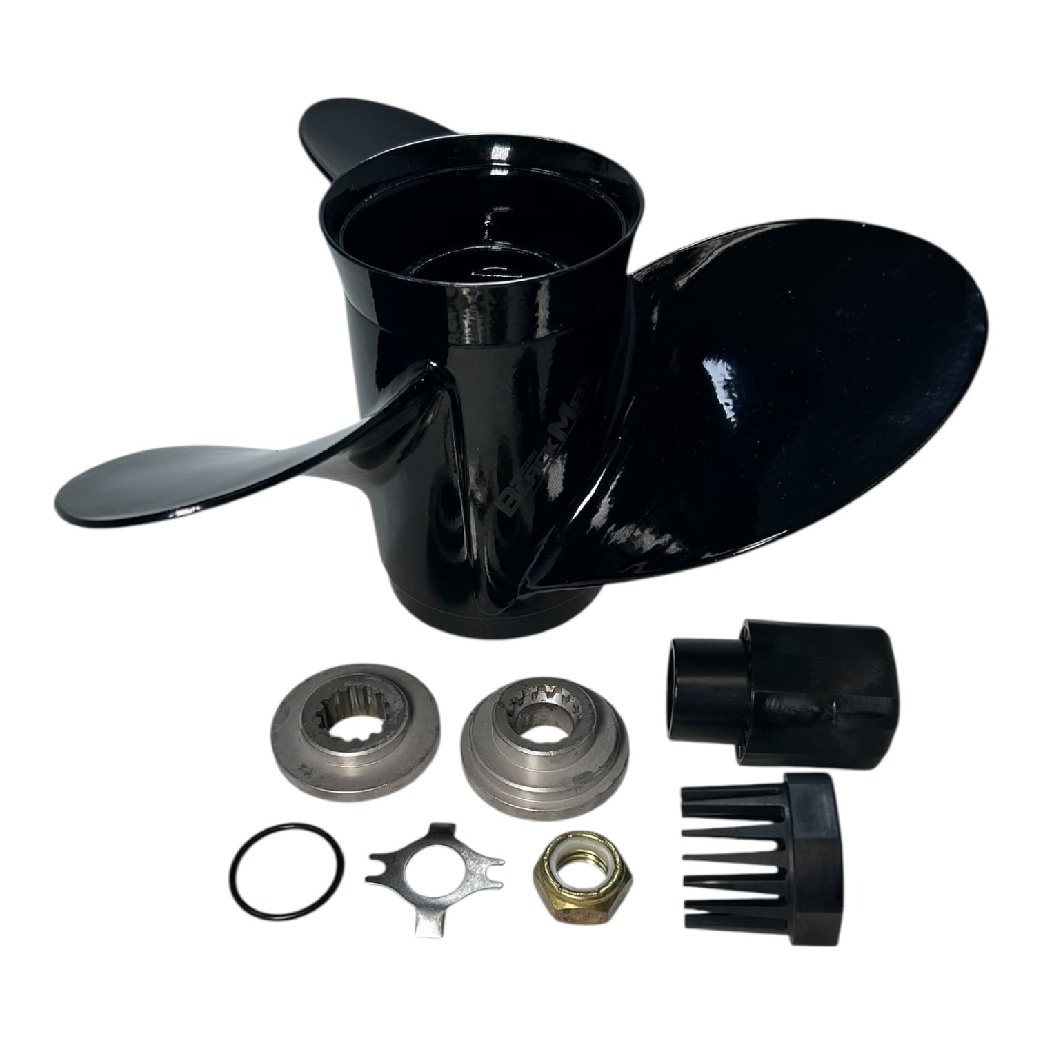 Mercury 3 x 10 5/8 x 12, Black Max Aluminum Propeller, 48-73134A45 - RH ...