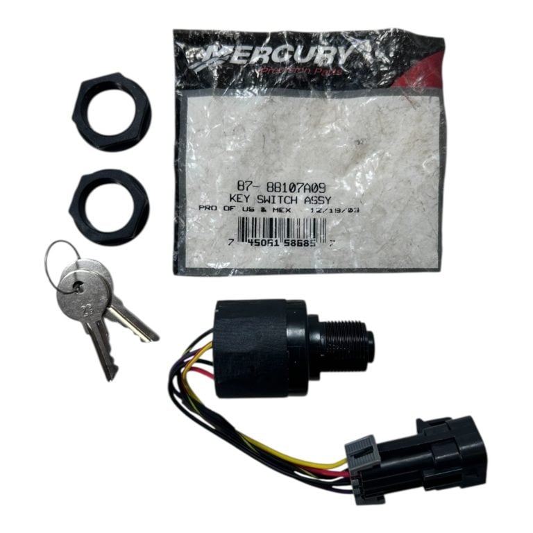 Mercury 87-88107A09, Marine Ignition Switch Assembly w/ Keys , OEM ...