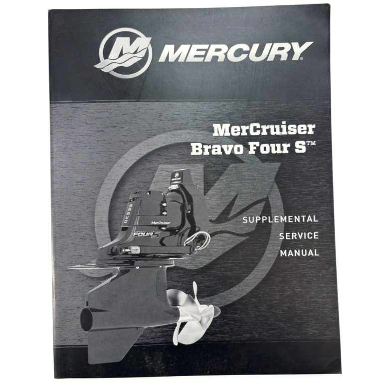 Mercury 90-8M0172072, MerCruiser Bravo Four S Supplement Service Manual ...