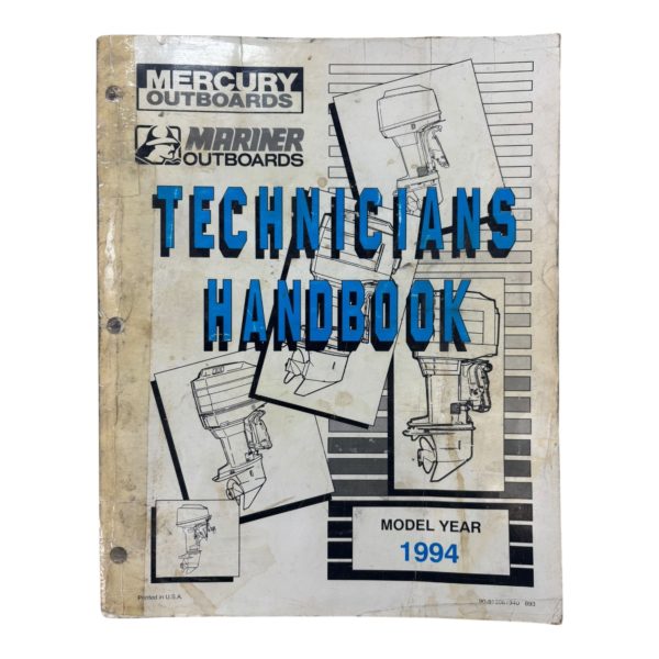 Mercury Mariner Outboards 90-816981940, Technicians Handbook Model Year ...