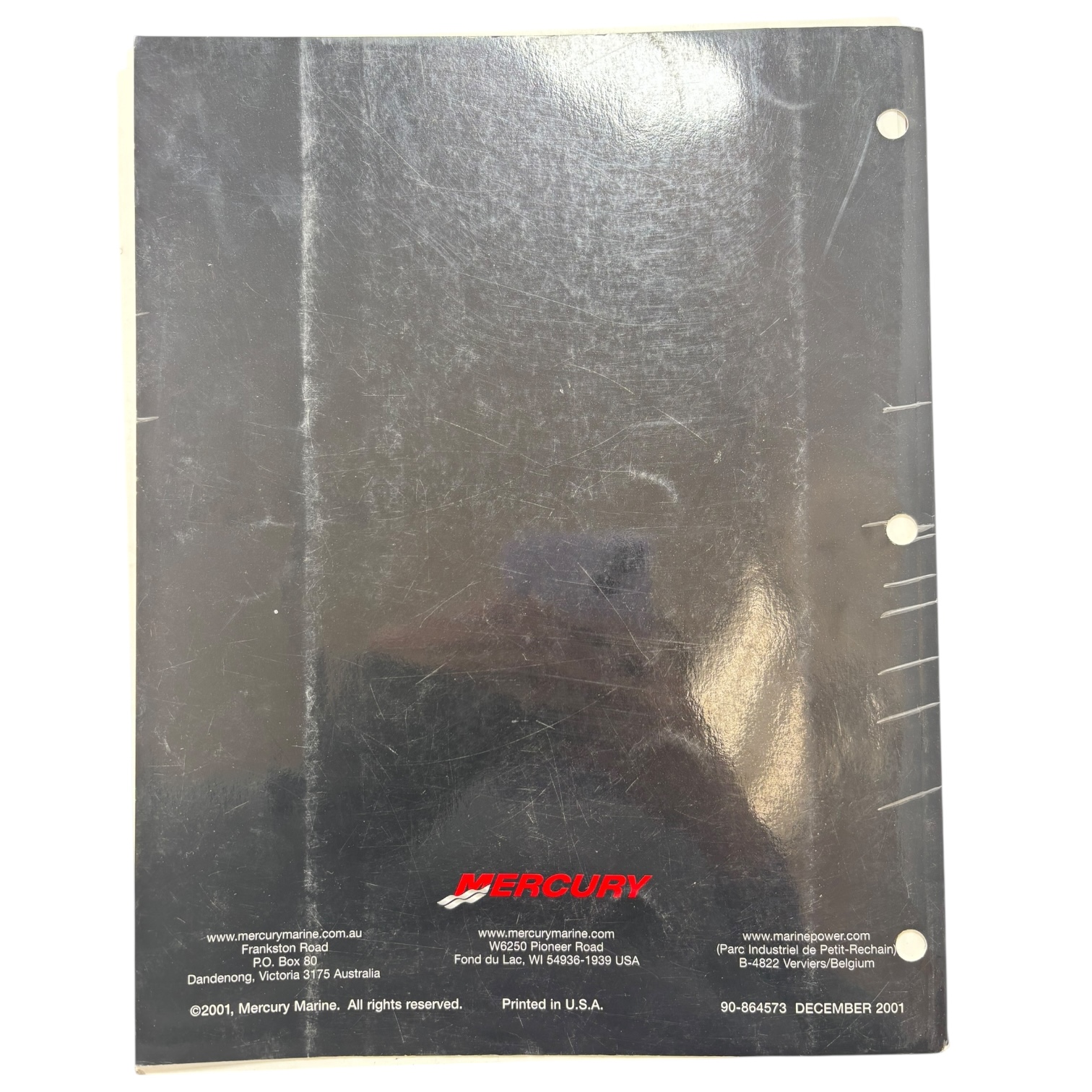 Mercury MerCruiser 90-864573, ECM 555 Diagnostics Service Manual #36 ...
