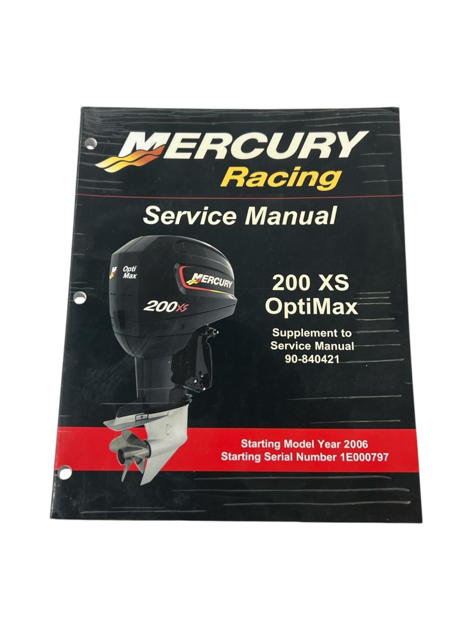 Mercury Racing 90-8M8020357, 200 XS OptiMax Supplement Service Manual ...