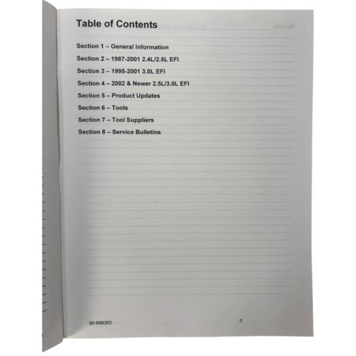 Mercury University 90-898303, Outboard V6 EFI Technician Guide (2005 ...