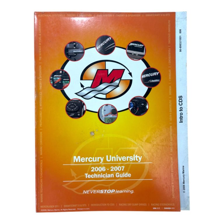 Mercury University 90-898321001, Intro into CDS Technician Guide (2006 ...
